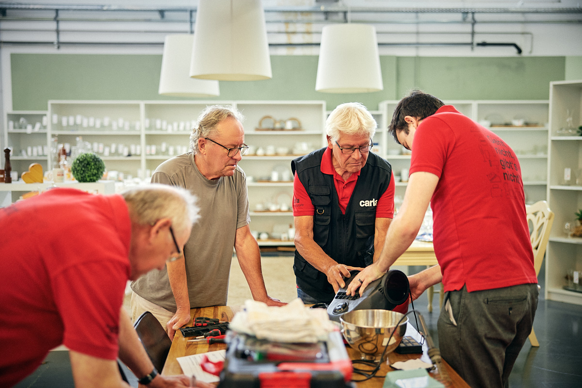 Hier findet ihr die Termine für das Reparaturcafé 2026.: Carla